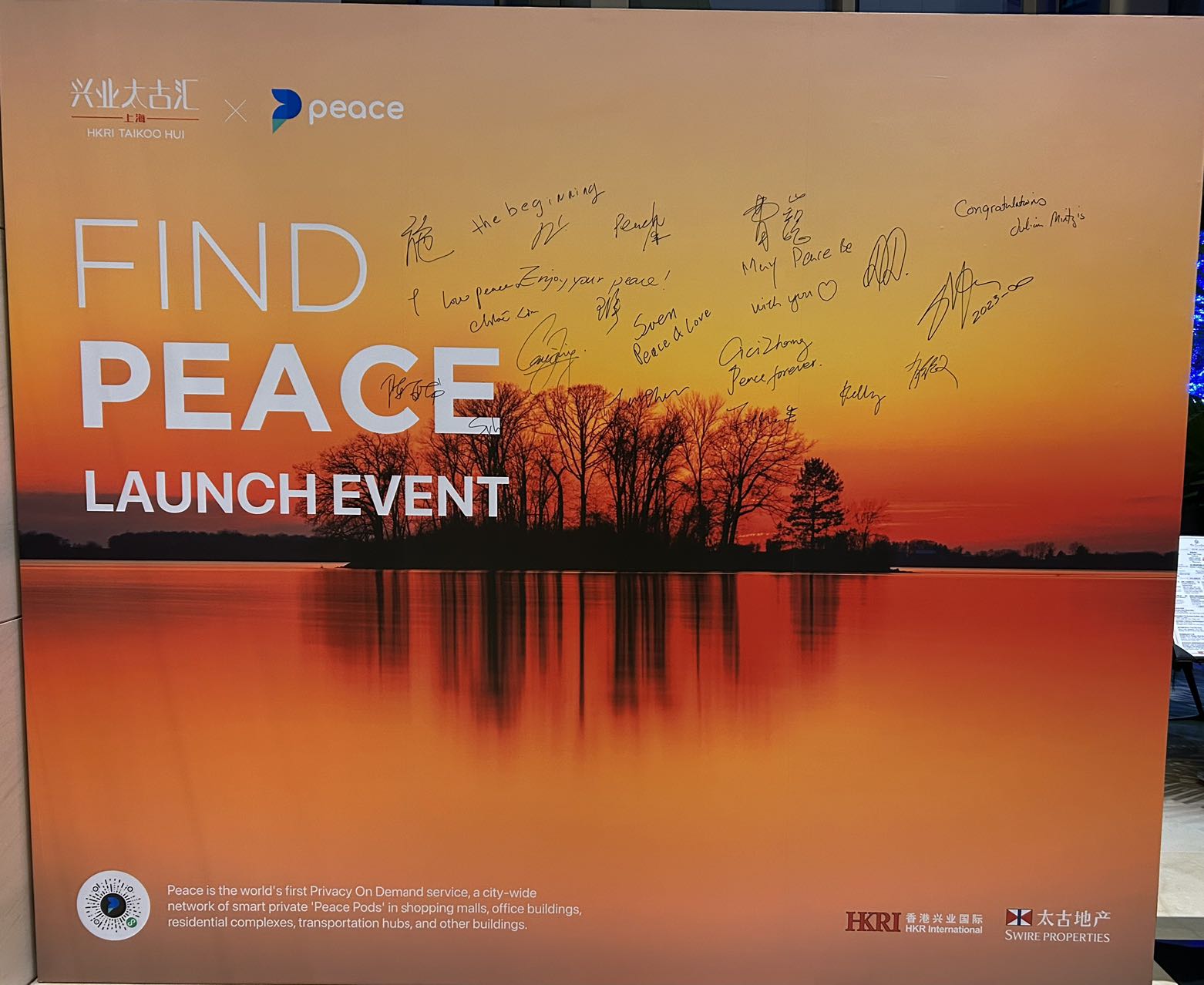 Peace: Privacy On Demand via Peace Pods